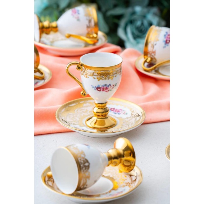 Acar Juluıus 6'Lı Kahve Fincan Takımı HXF-06923 Parlak.com.tr'de